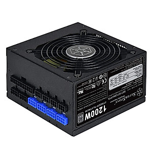 SilverStone Technology 1200 Watt Fully Modular 80 Plus Platinum Power Supply in Ultra Compact 140MM in Depth ST1200-PTS