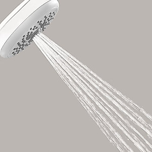 hansgrohe Croma 100 Handheld Shower Head Set Modern Spray Full, Pulsating Massage, Intense Turbo with QuickClean with Hose in Chrome, 2.5 GPM, 06425005