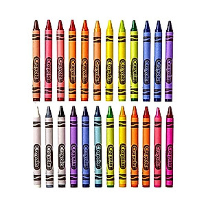 Crayola Crayons, Assorted Classic Colors, 24 Count