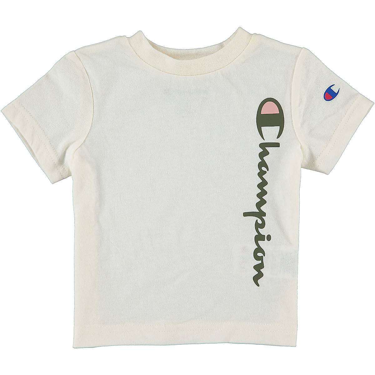 Champion Sets Baby Boy Newborn Two Tees and Fleece Pant 3 Piece Set Baby Clothes (Desert Camo SS/Natural SS/Cargo Olive Fleece, 0-3 Months, 3_months)