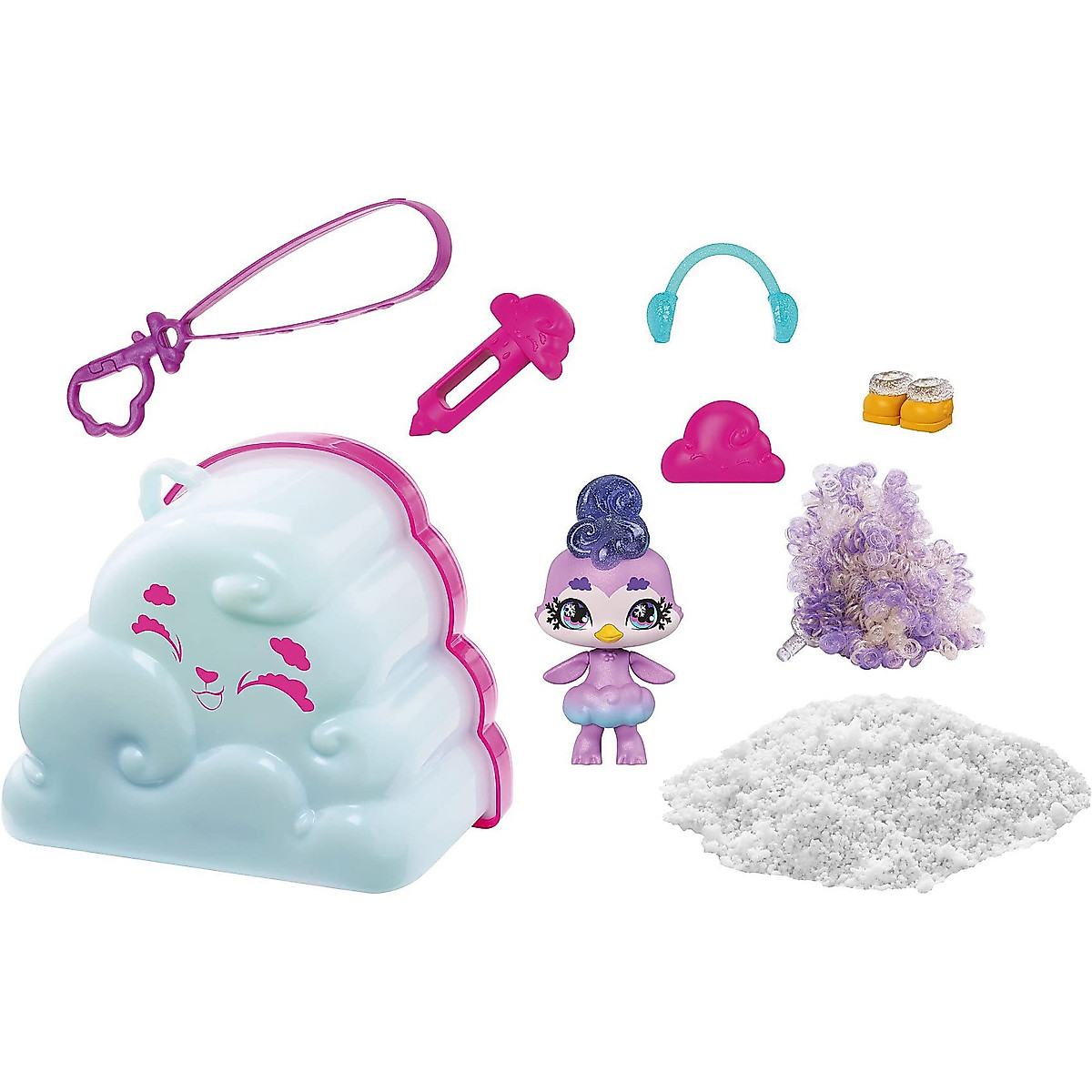 Mattel Cloudees Cloud Themed Toy with Hidden Surprise, Interactive Cloud Toy with Accessories, Toys for Kids 4 and Up