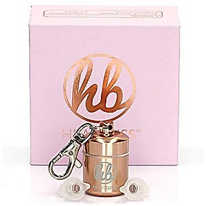 Womens Concert Earplugs - High Fidelity Ear Plugs & Hearing Protection - Musician Ear Protection, Small Ear Plugs for Concerts, Motorcycle Ear Plugs Noise Reduction, Reusable Silicone Ear Plug