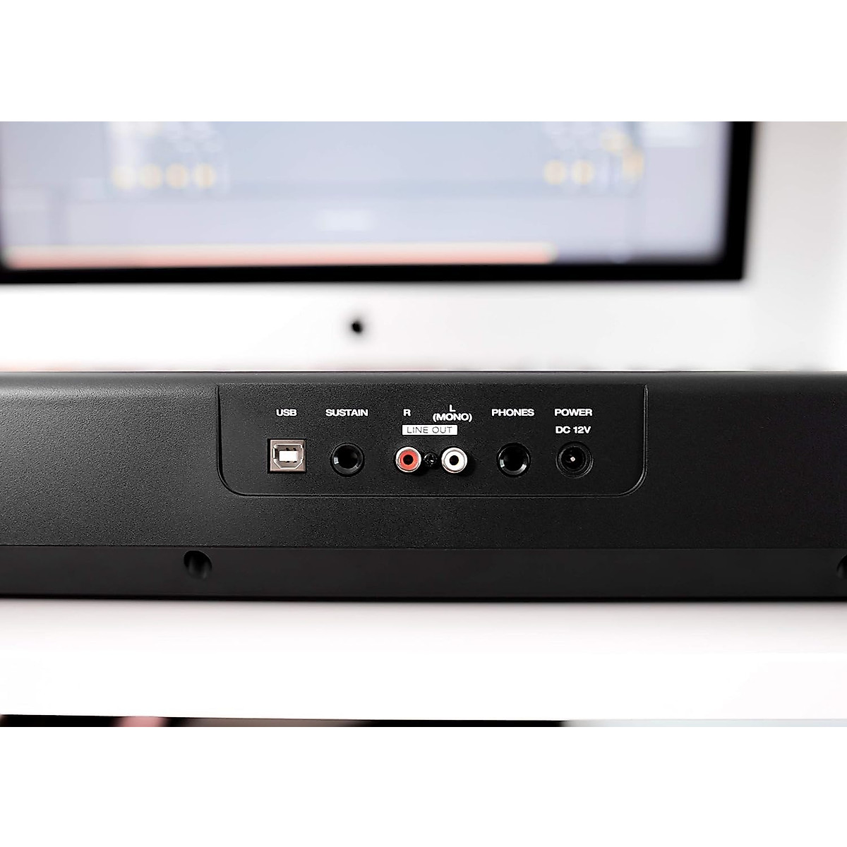 Alesis Recital – 88 Key Digital Piano Keyboard with Semi Weighted Keys, 2x20W Speakers, 5 Voices, Split, Layer and Lesson Mode, FX and Piano Lessons