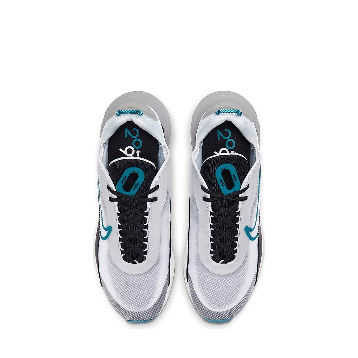 NIKE Men's Running Shoe, White Green Abyss Black Pure Platinum Summit White Lt Smoke Grey, 10.5