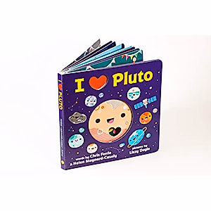 I Heart Pluto: A Rhyming Solar System Board Book with Unique Planet Cutouts - From the #1 Science Author for Kids