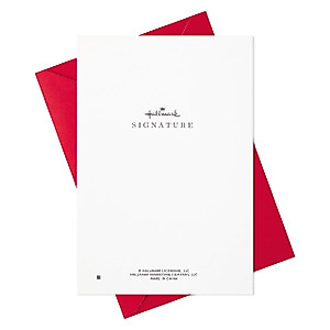 Hallmark Signature Christmas Card (Peace and Joy Wreath)