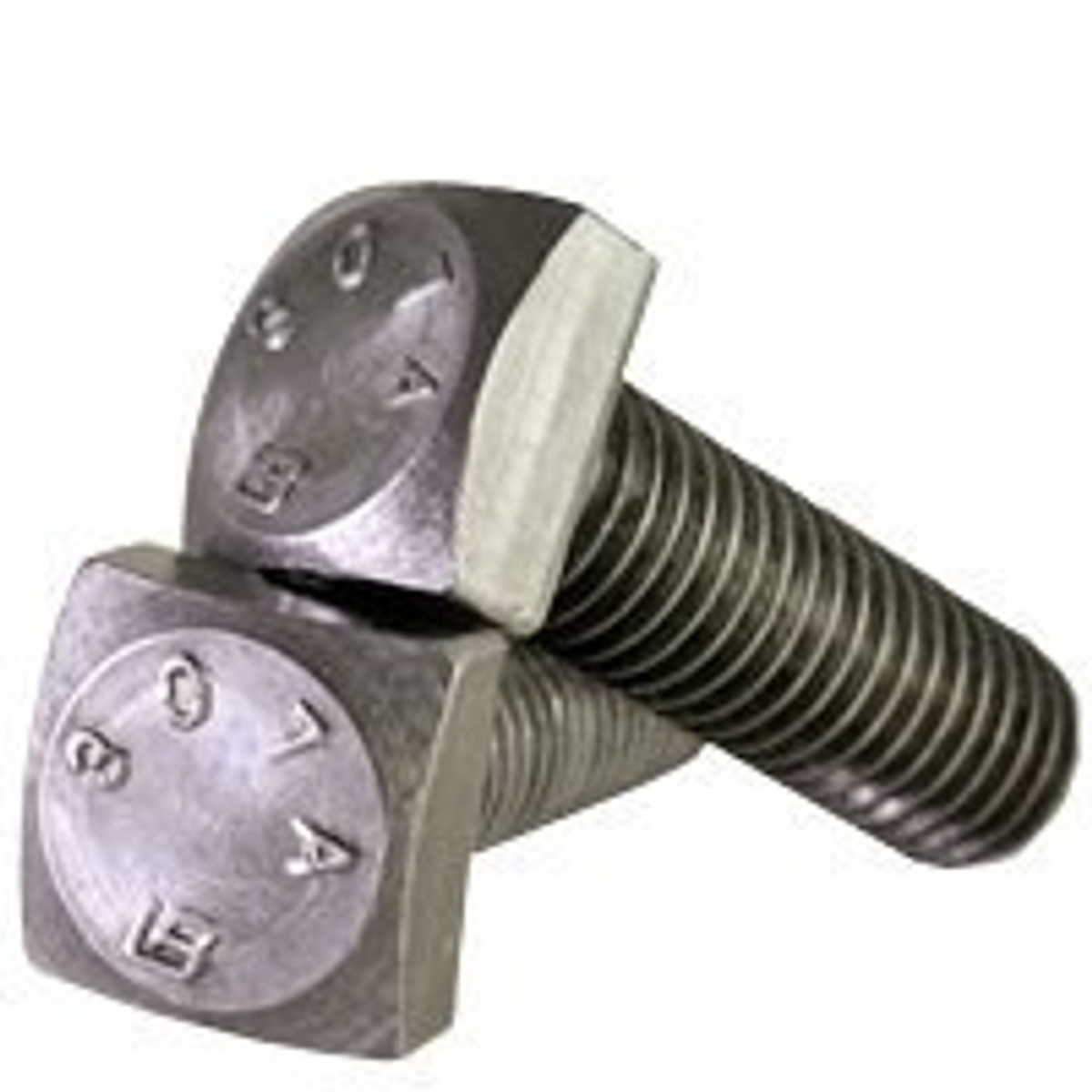 5/16"-18 x 3 1/2" A307 Grade A Square Head Bolt Plain, Partial, Size: 5/16"-18, Length: 3-1/2", Head: Square, Drive: External Square, Material: Steel, Finish: Plain (Inch) (Quantity: 50)