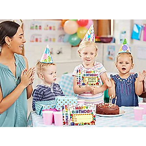 FaCraft 36PCS Happy Birthday Cupcakes Bookmark Awards,Birthday Bookmark Certificates for Students from Teacher,Birthday Awards Gifts for Kids Classroom Kindergarten Back to School Teacher Supplies