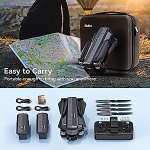 Ruko F11GIM2 Drone with Camera for Adults 4K, 3-Axis Gimbal+EIS, 9800ft Long Range, 84 Min Flight Time, 3 Batteries, GPS Auto Return Home, Follow Me, Waypoint, Point of Interest