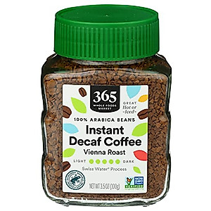 365 by Whole Foods Market, Decaf Instant Coffee, 3.5 Ounce