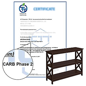 Yaheetech 3 Tier Console Table with 3 Storage Shelves, Entryway Table Sofa Side Narrow Long Table Bookshelf for Hallway Living Room, Accent Furniture, Espresso