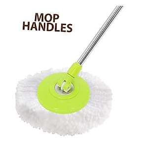 Beavorty Rotating Mop Rod Mop Poles Mop Stick Pole Replacement Mops Stick Pole Commercial Cleaning Mop Handle Telescopic Mop Handle Stick Mop Head Replacement Pole Mop Handles Green Plastic