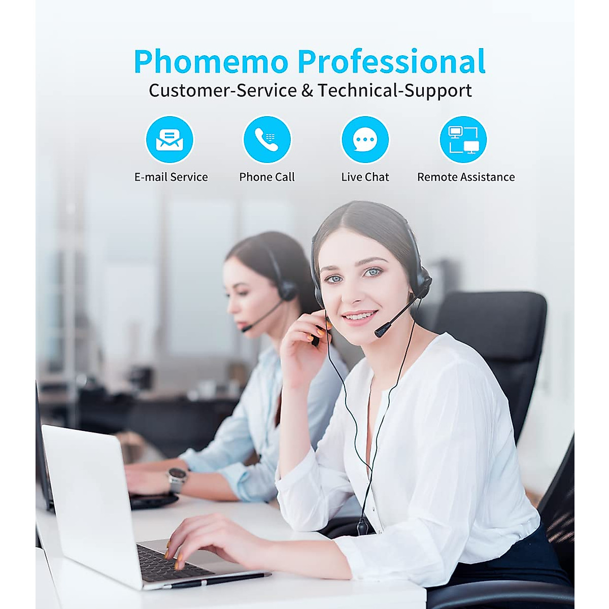 Thermal Label Printer, Phomemo Shipping Label Printer, Thermal Printer for Small Business Compatible with Mac Windows and Chromebook, Widely Used for Amazon, Ebay, Shopify, Etsy, UPS, USPS, FedEx, DHL