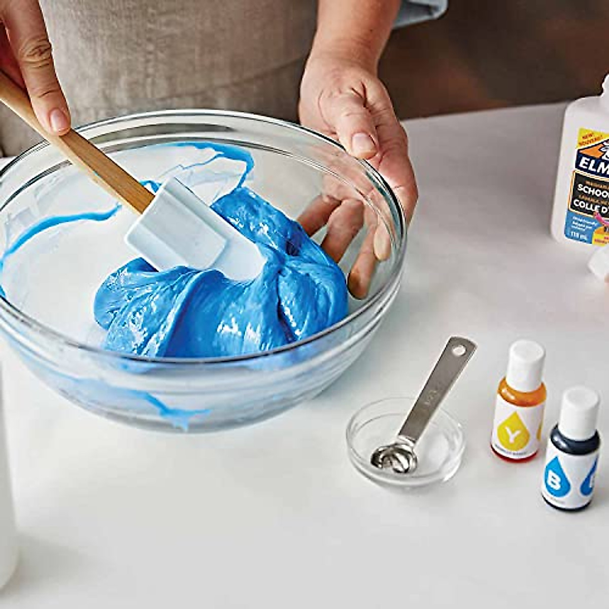 Elmer's White PVA Glue | 225 mL | Washable and Kid Friendly | Great for Making Slime and Crafting