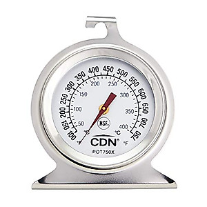 CDN POT750X ProcAccurate High Heat Oven Thermometer,Silver