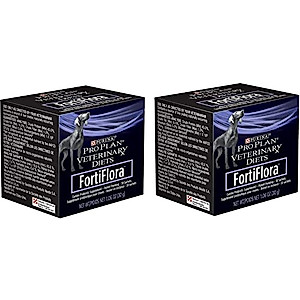 Purina FortiFlora Veterinary Diets Probiotic Dog Food Nutritional Supplements (2 Pack) 30 ct. boxes