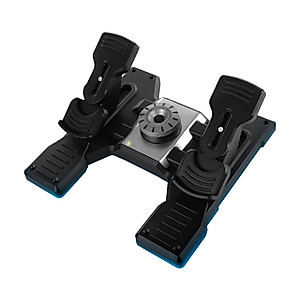 Logitech G Pro Flight Rudder Pedals (Renewed)