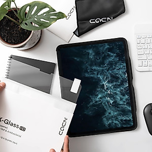 ZUGU CASE Screen Protector for iPad Pro 11 1st / 2nd / 3rd / 4th Generation & iPad Air 4 - Tempered Glass Scratch-Resistant Film - Fingerprint & Smudge-Resistant Protector