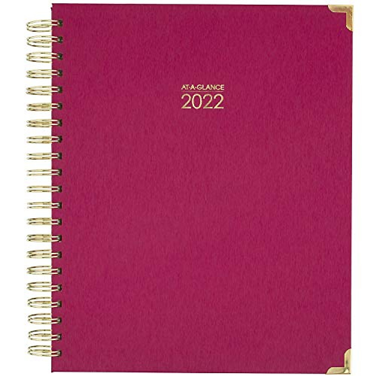 2022 Weekly & Monthly Planner by AT-A-GLANCE, 8-1/2" x 11", Large, Hardcover, Harmony, Berry (6099-905-59)