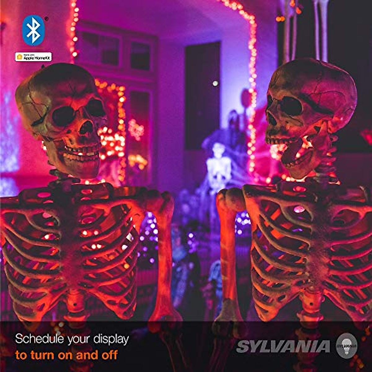 SYLVANIA Smart Bluetooth Smart Plug, Works with Apple HomeKit and Siri Voice Control, No Hub Required, White - 1 Pack (74582)