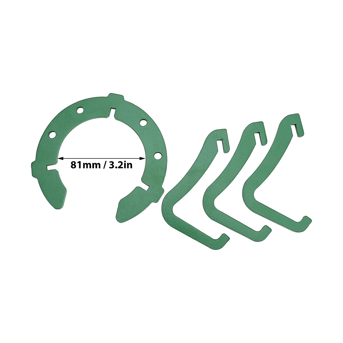 hynade Gas Tank Hanger, Three Hooks Steel Welding Hanger, Welding Accessory, Hang your Welding Helmet, TIG Torch, MIG Torch, Gloves