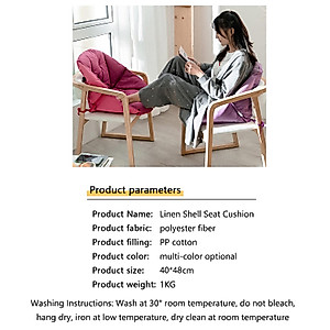 ACGrade Semi-Enclosed seat Cushion, Plush Back Chair Cushion, Semi Enclosed one seat Cushion, Suitable for Decorating Home, School, Table and Chair Pillows