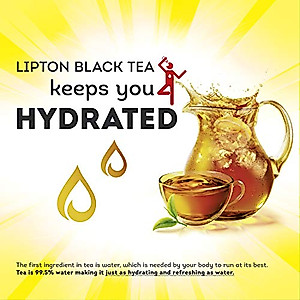 Lipton Black Tea Bag, 100 Count (Pack of 6)