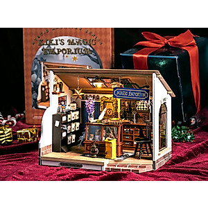Rolife DIY Miniature Dollhouse Room Kit - Magic Potion Store Diorama Kit DIY Crafts Hobbies for Women/Men Gifts for Teens Adults Home Decor