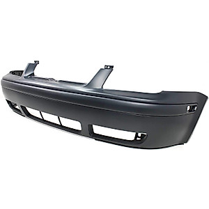 Evan Fischer Front Bumper Cover Compatible with 1999-2005 Volkswagen Jetta Primed with Built-in Molding Sedan/Wagon 4th Gen