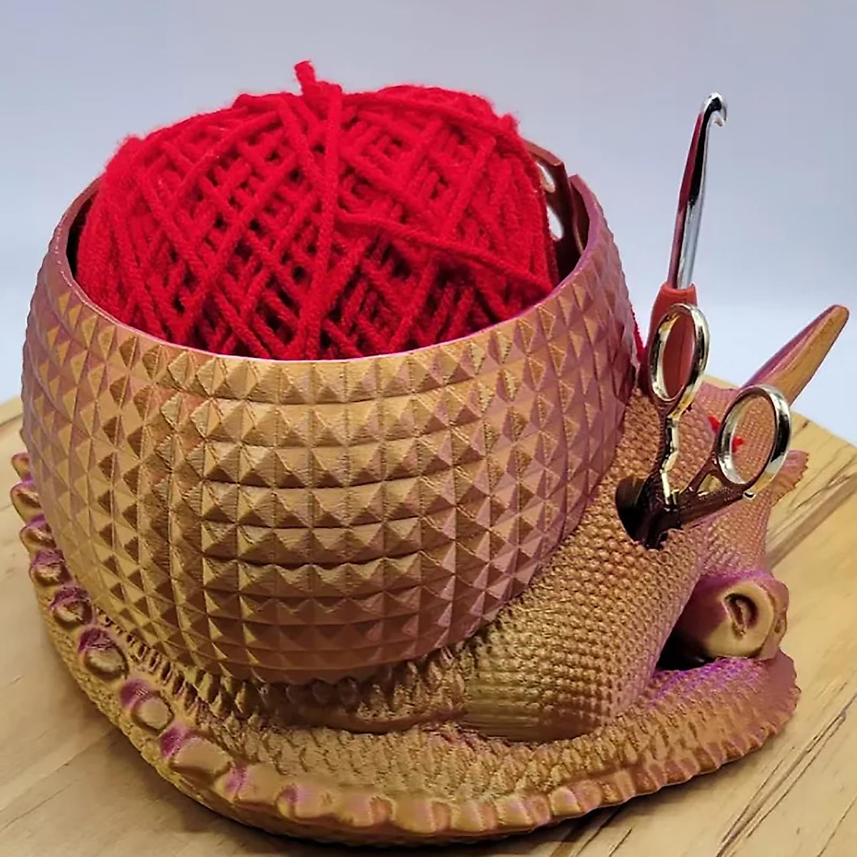 YAMSLAM Fantasy Dragon Egg Yarn Bowl for Knitting Crochet Yarn Bowl for Knitting Yarn Storage Organizer Crochet Bowl Egg Yarn Bowl Yarn Storage Organizer DIY for Knitting Crochet Skeins