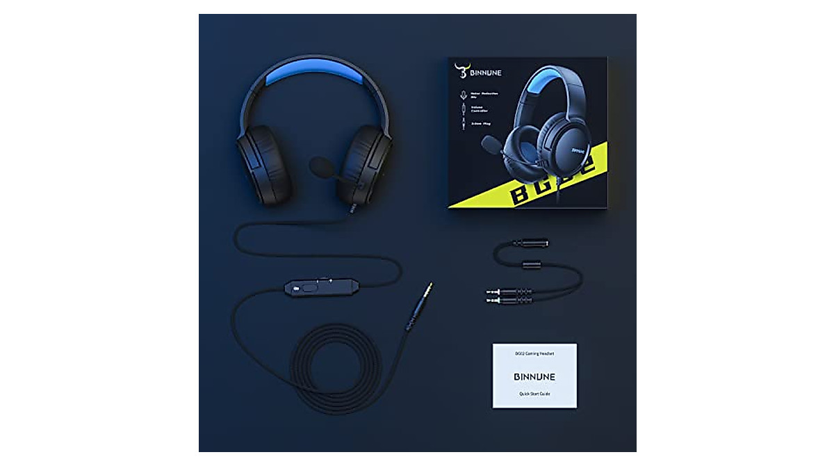 BINNUNE Gaming Headset – Immersive Sound & Comfort for Gamers