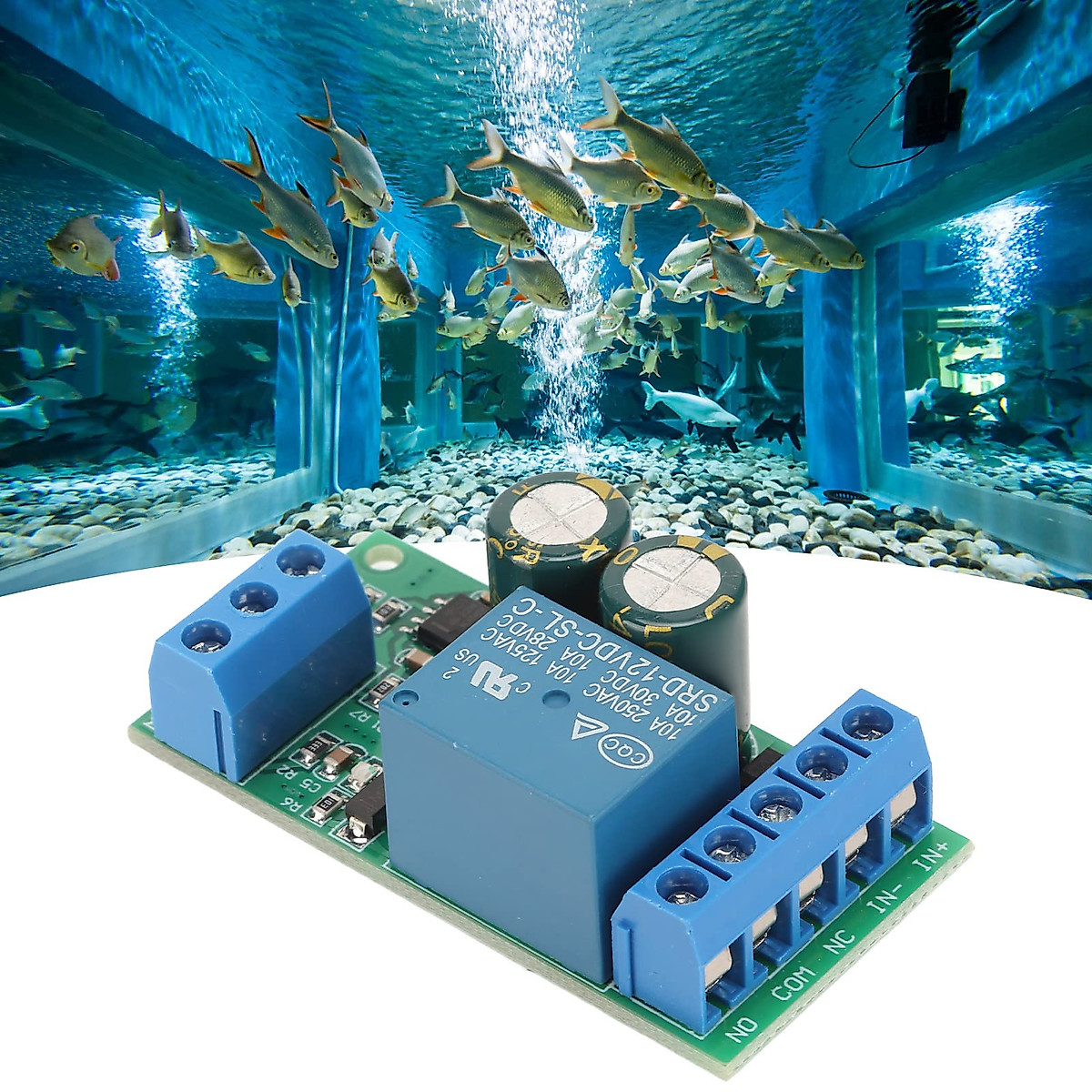 Water Level Controller Module, 12V Relay Panel Liquid Level Control Module 30VDC Maximum Load for Fish