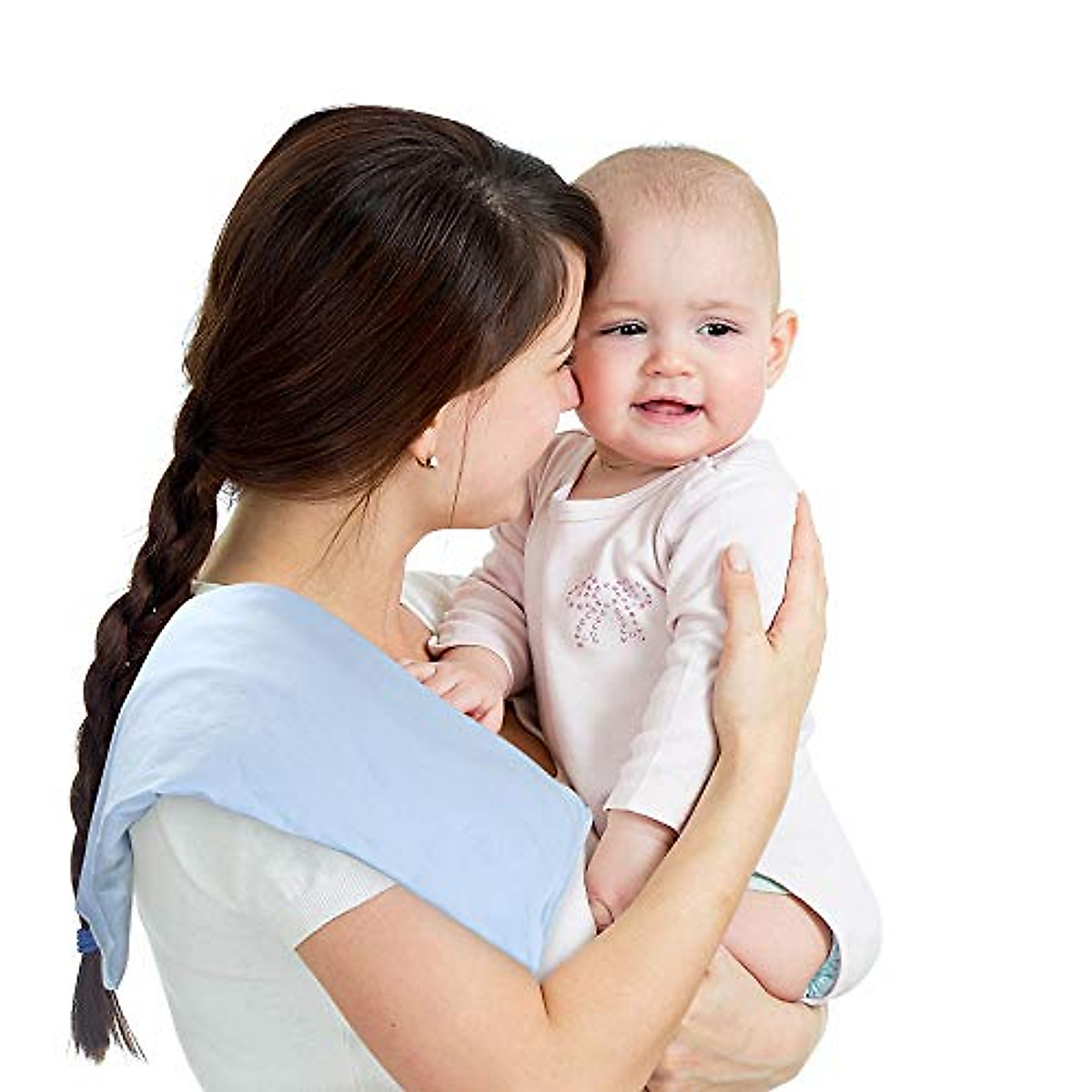 Yoofoss Baby Burp Cloths 10 Pack for Boys and Girls, Large 100% Cotton Thicken Washcloth 16‘’x12‘’ Soft and Absorbent Burping Cloth, Solid Color Spit up Cloth