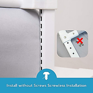 SURPCOS Bed Rails for Toddlers -New Upgraded Extra Long Bed Guardrail for Kids Great Fit for Twin, Double, Full-Size Queen & King Mattress (One Side 74.8 x 30 Inch, Buck)