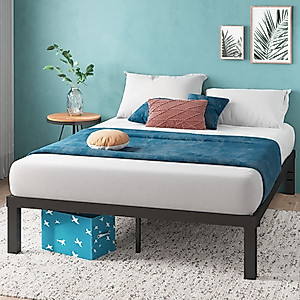 ZINUS Luis 14 Inch QuickLock Metal Platform Bed Frame / Mattress Foundation with Steel Slat Support / No Box Spring Needed / Easy Assembly, Full