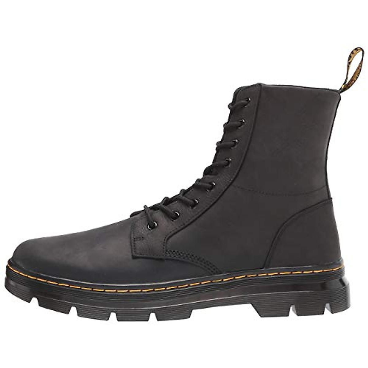 Dr. Martens unisex adult Lace Fashion Boot, Black Wyoming, 10 Women 9 Men US