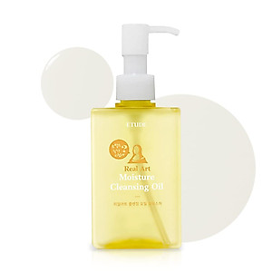 ETUDE HOUSE Real Art Cleansing Oil Moisture 185ml | Moist type cleansing oil effective for removing dead skin cells, cleansing away makeup residue and old skin cells
