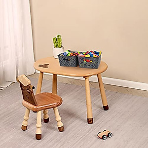 Obstnny Plastic Weave Storage Basket Grey, Pantry Organization Basket Bin, 4 Packs, 9.91" x 7.6" x 4.05"