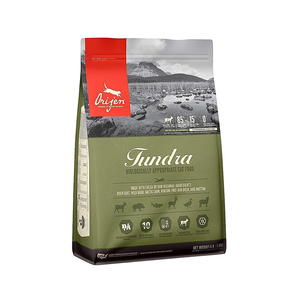 Orijen Tundra for Cats 4Lbs