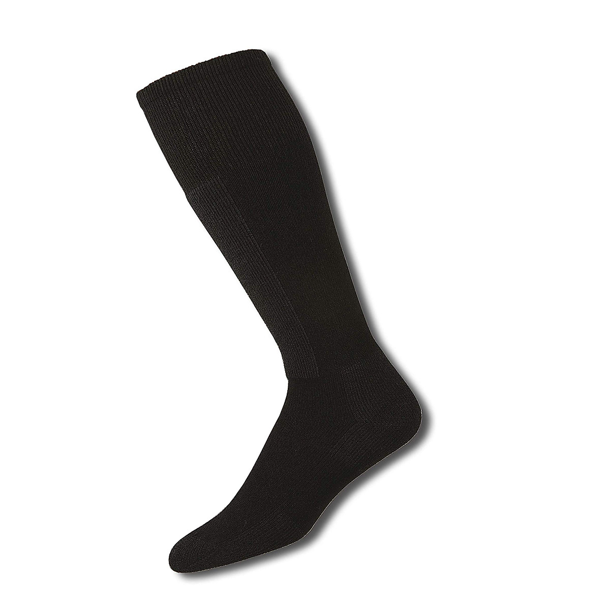 Thorlos SL Thin Cushion Ski Over The Calf Socks, Black Diamond, Medium