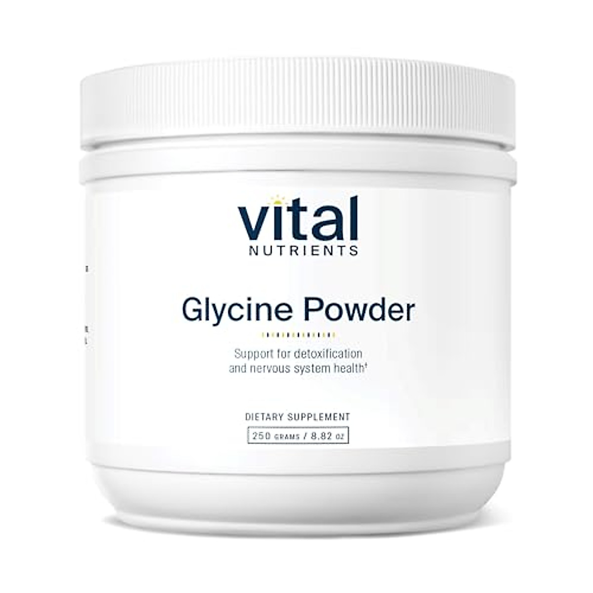 Vital Nutrients Glycine Powder | Amino Acid to Promote Restful Sleep, Stress Relief, Memory and Cognitive Support* | Vegan Supplement | Gluten, Dairy and Soy Free | 62.5 Servings