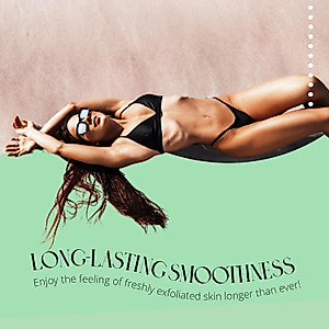 Skinerals Premium Exfoliating Mitt, Exfoliator Glove & Self Tanner Prep, Body Exfoliator Scrubber for Ultimate Smoothness