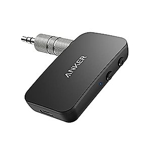 Anker Soundsync Bluetooth 5.0 Transmitter, 13-Hour Long Battery Life, aptX Low Latency, Dual Device Connection for TV, PC, CD Player, iPod / MP3 / MP4 Player, iPad/iPad Air/iPad Mini, and More