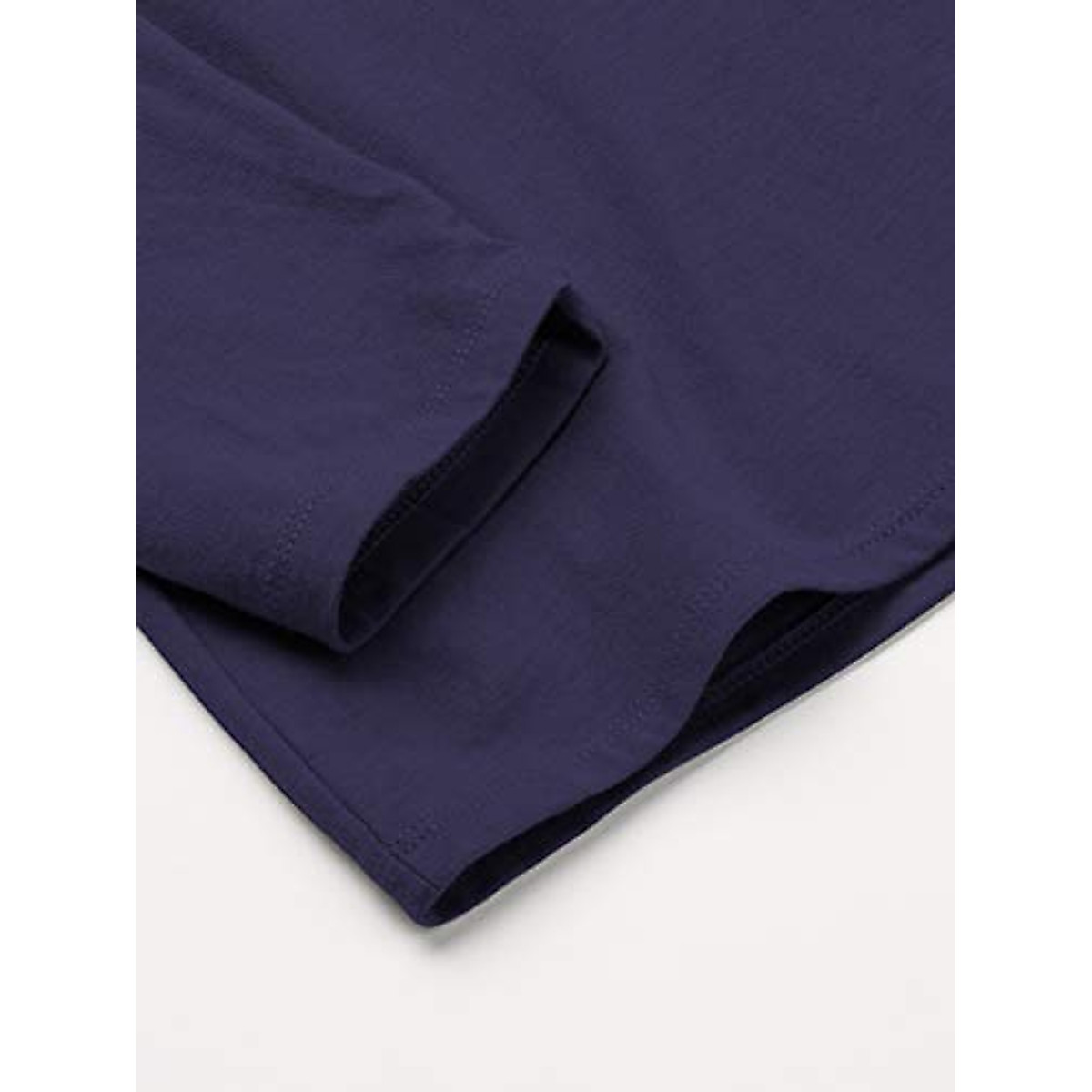 Just My Size Women's Plus Size Vneck Long Sleeve Tee, Hanes Navy, 4X