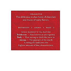 Harney & Sons Chocolate Black Tea, Florence, Hazelnut, 4 Ounce