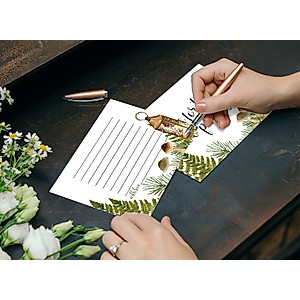 Toctose Advice for New Parents, Parenting Advice Card, Baby Shower Party, Tips for the Parents To Be，Includes a 5x7 Standing Sign and 25 4x6 Advice Cards(JYC041)