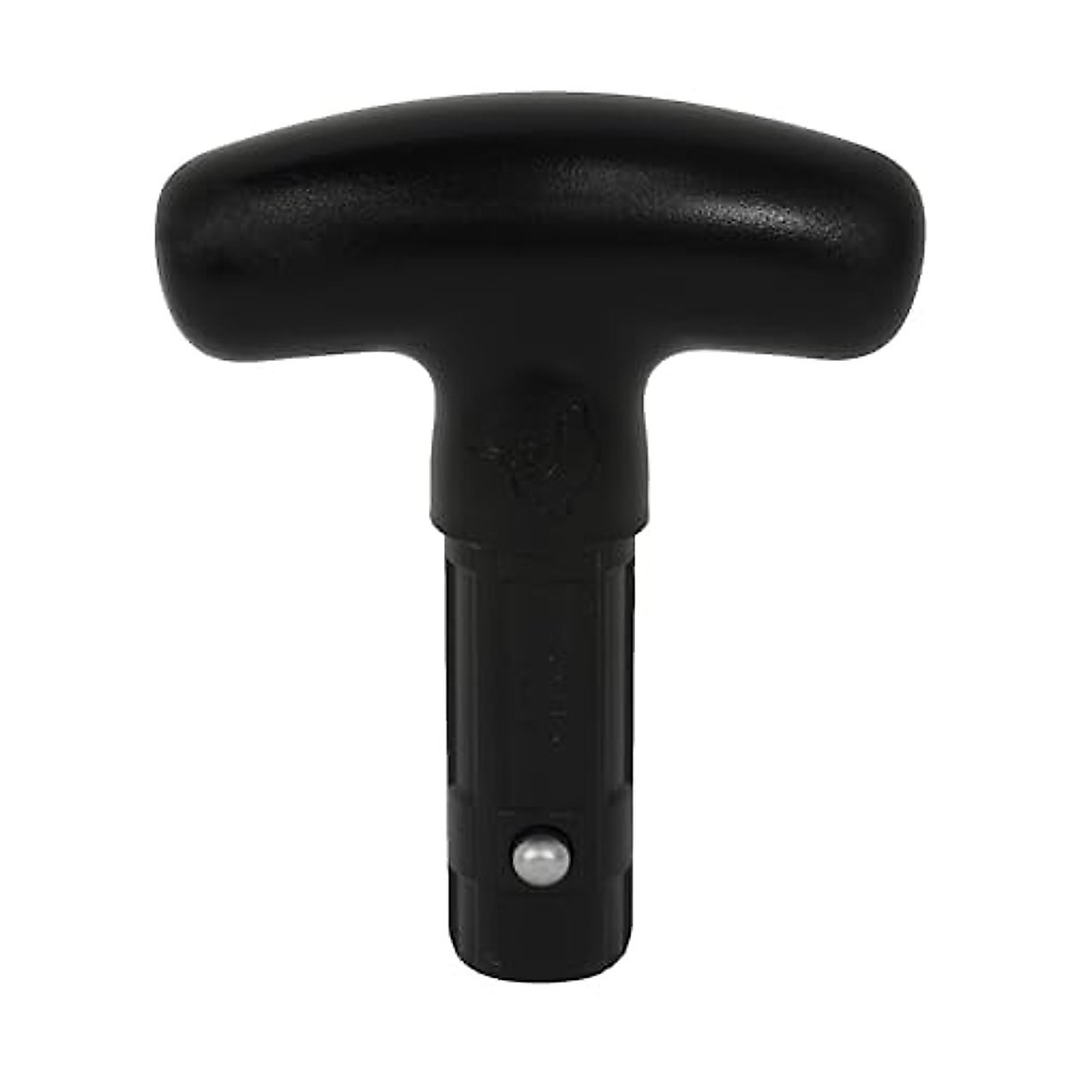 Pelican T-Curved Ergo Handle - Perfect to Convert Your Kayak Paddle into a Single Oar - 4.9 x 4.1 x 1.5 in - Black