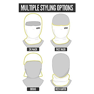 Nxtrnd Lightweight Ski Mask, Shiesty Mask, Tight Fitting Sports Balaclava (Black)