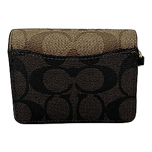 Boxed Mini Wallet On A Chain In Blocked Signature Canvas