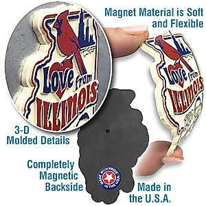 Washington DC Monument Magnet Set of 6 by Classic Magnets, Collectible Souvenirs Made in The USA